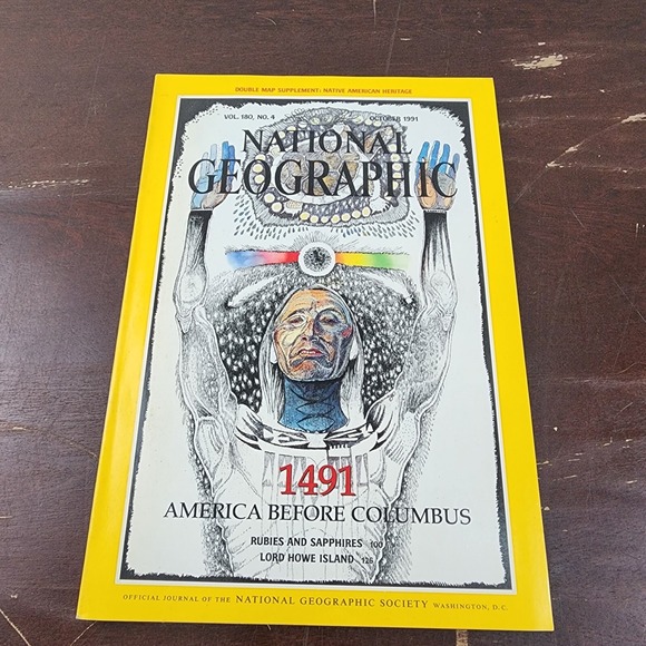Accents | National Geographic Magazine October 1991 With Map | Poshmark